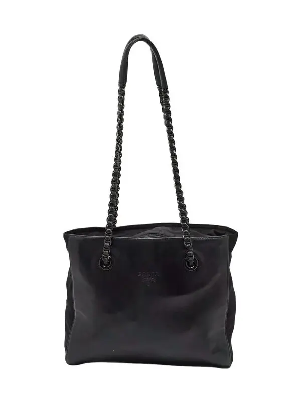 Prada Chain-link Zip-top Tote Bag - Black