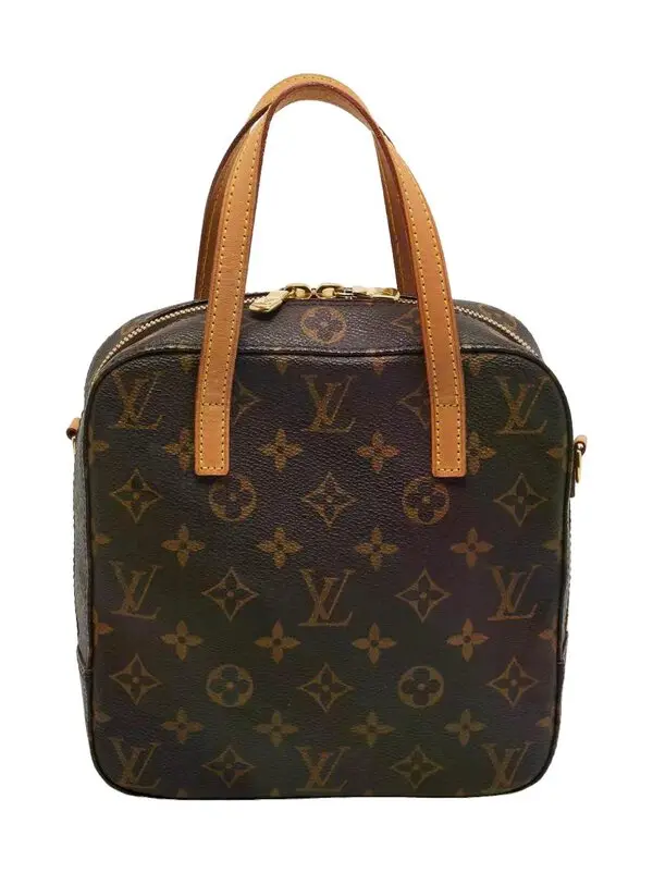 LOUIS VUITTON 2003 Monogram Spontini Tote Bag - Brown