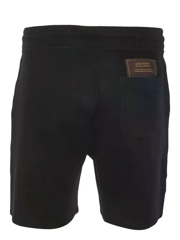LOUIS VUITTON Logo Patch Shorts - Black