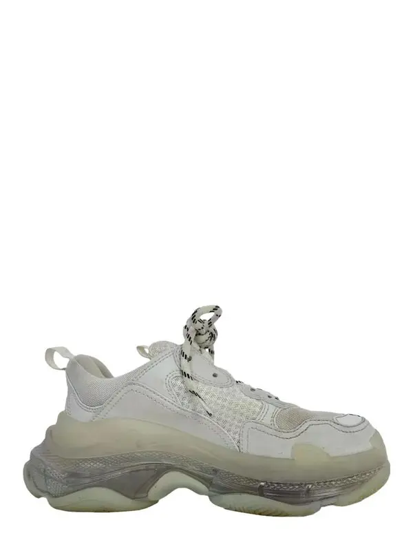 Balenciaga Triple S Clear Sole Sneakers - White