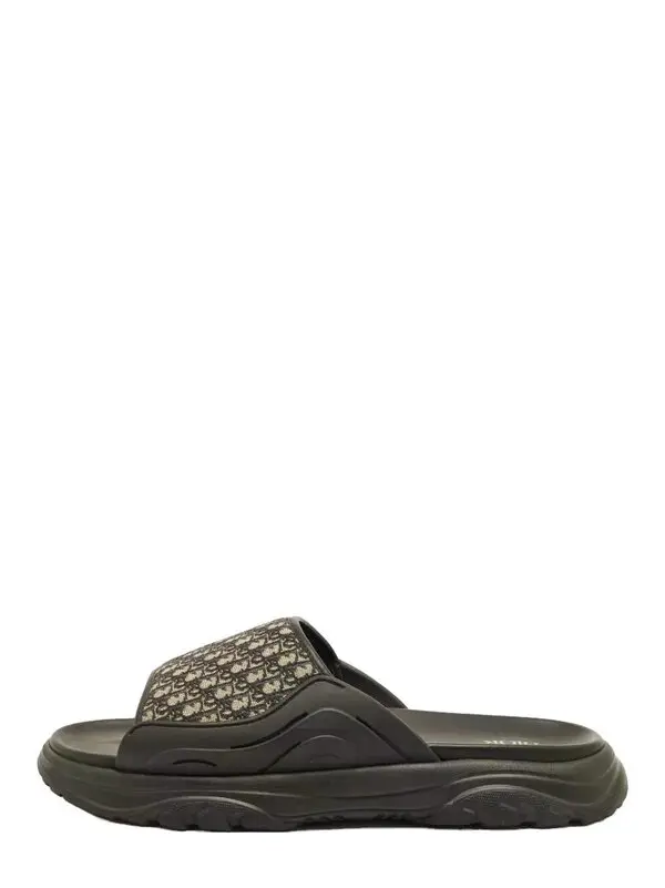 Dior Oblique Jacquard Slides - Black