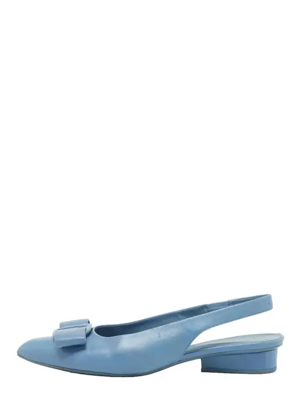 FERRAGAMO Viva Bow Slingback Sandals - Blue