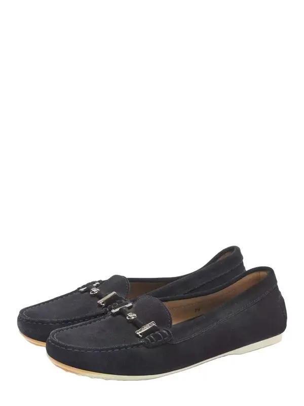 TOD'S Suede Gommino Loafers - Blue