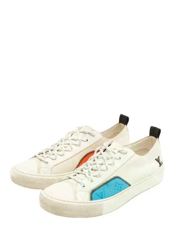 LOUIS VUITTON Tattoo Lace-up Sneakers - White