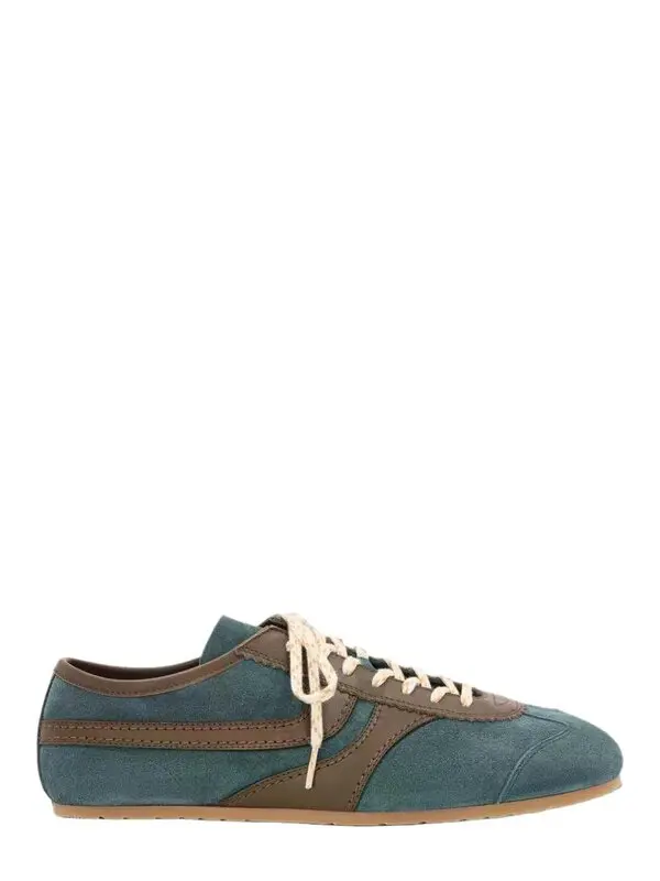 Dries Van Noten Suede Lace-up Sneakers - Blue