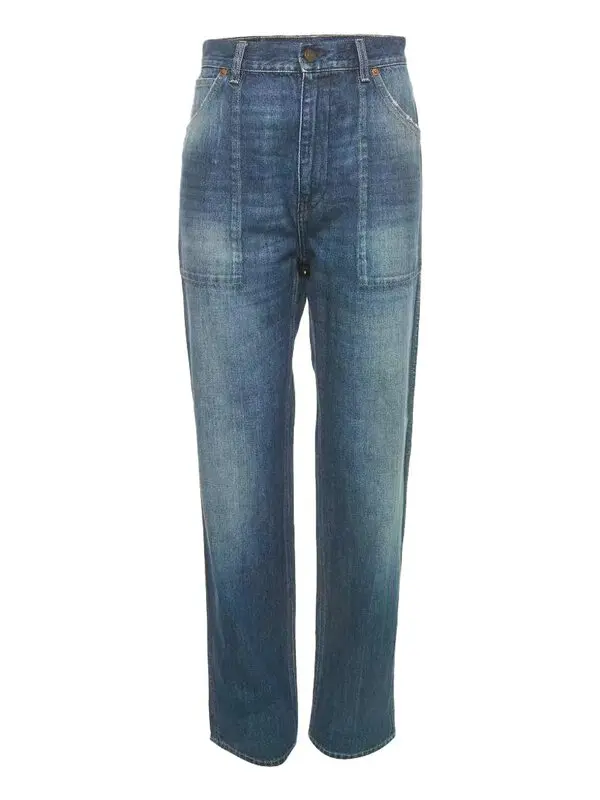 Gucci Straight-leg Jeans - Blue