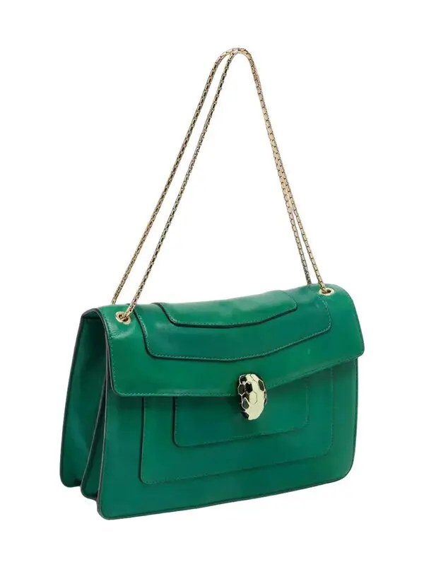 BVLGARI Medium Serpenti Forever Shoulder Bag - Green