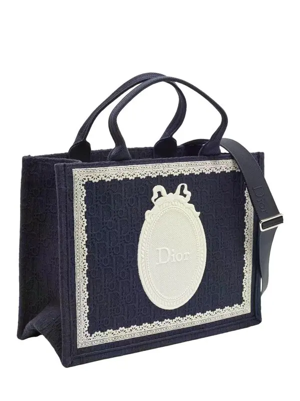Dior Medium Book Tote Bag - Blue