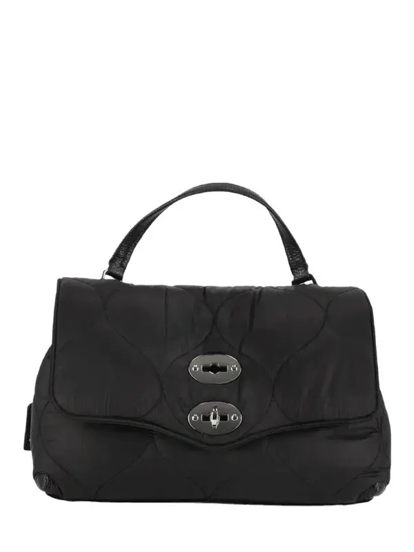ZANELLATO Postina Lunaria Quilted Shoulder Bag - Black
