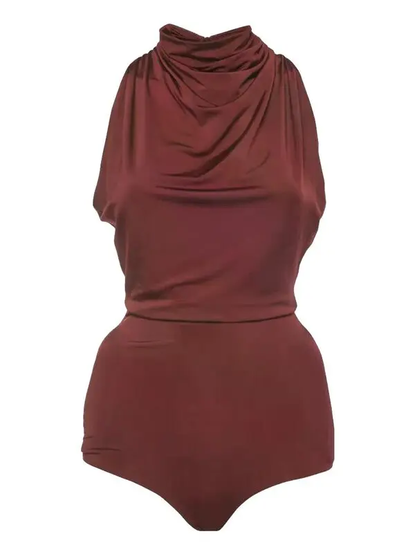 Magda Butrym Sleeveless Bodysuit - Red