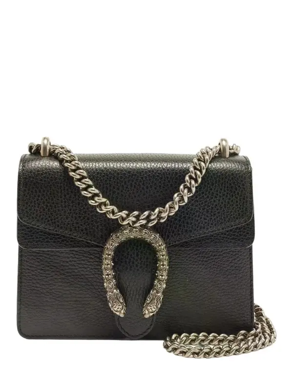Gucci Dionysus Crystal-embellished Shoulder Bag - Grey