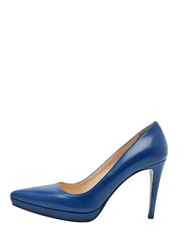 Prada Pointed-toe Platform Stiletto Pumps - Blue