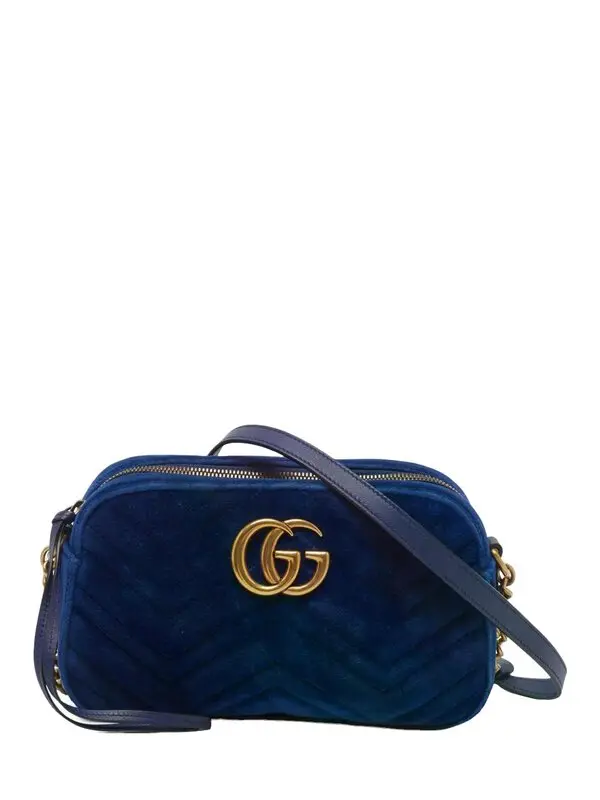 Gucci Gg Marmont Shoulder Bag - Blue