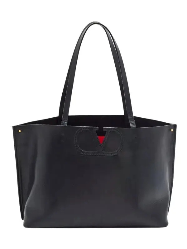 Valentino Garavani Vlogo Cutout Tote Bag - Black