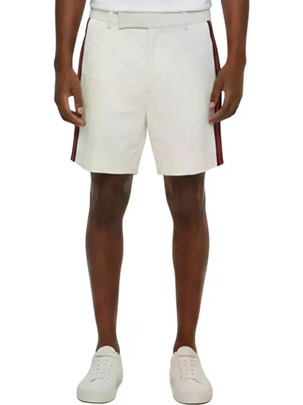 Gucci Gabardine Side-stripe Shorts - White