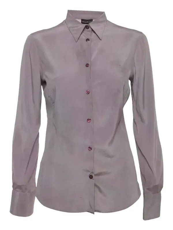 Emporio Armani Long-sleeve Shirt - Purple