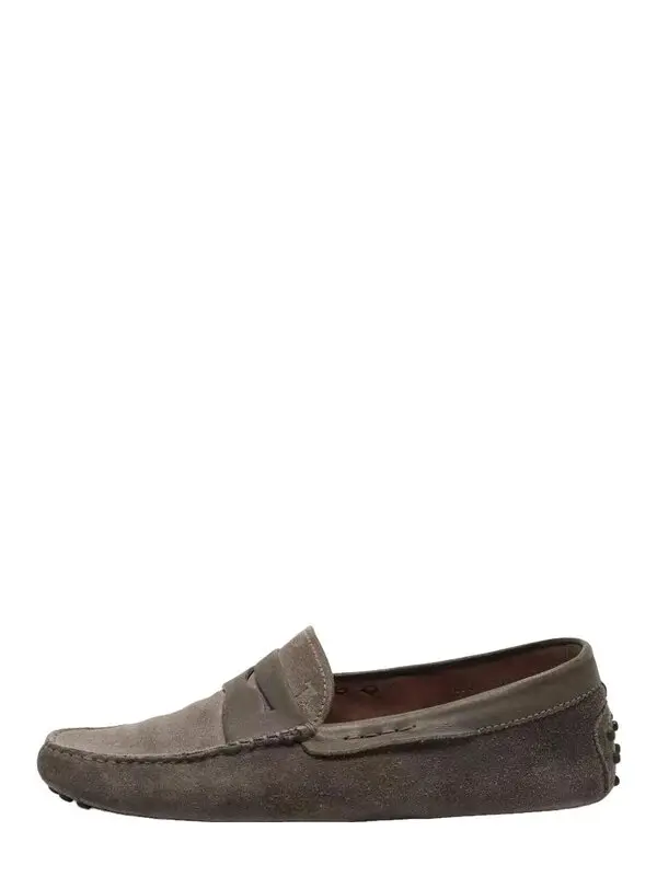 TOD'S Gommino Penny Loafers - Grey