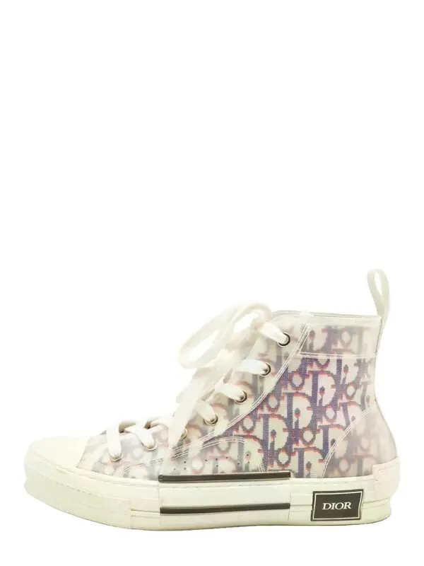 Dior B23 Oblique High-top Sneakers - White