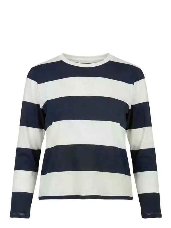 Cynthia Rowley Striped Long-sleeve T-shirt - Blue