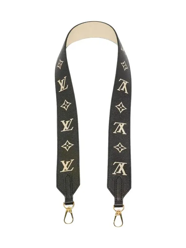 LOUIS VUITTON Monogram Empreinte Bandoulière Strap - Black
