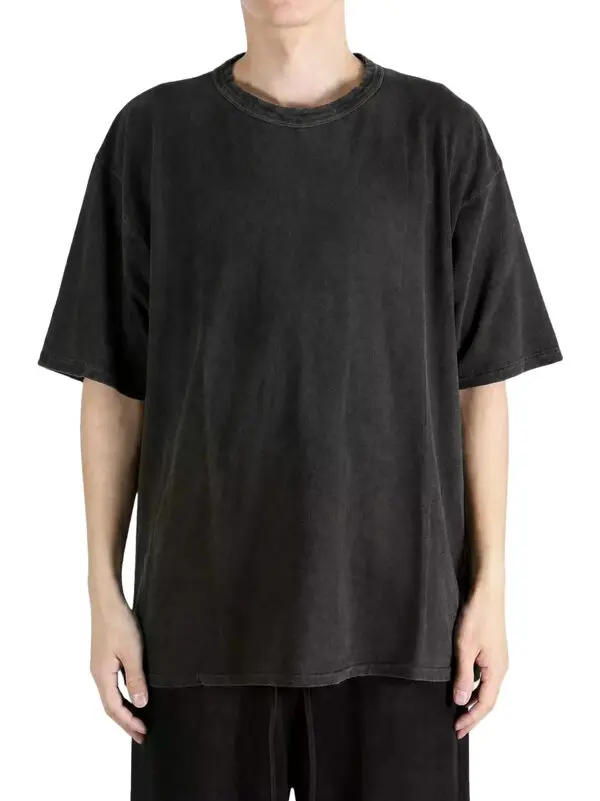 TAIGA TAKAHASHI Lot. 616 Faded-effect Short-sleeve T-shirt - Black