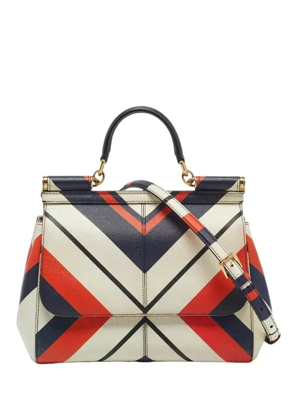 Dolce & Gabbana Medium Sicily Tote Bag - White