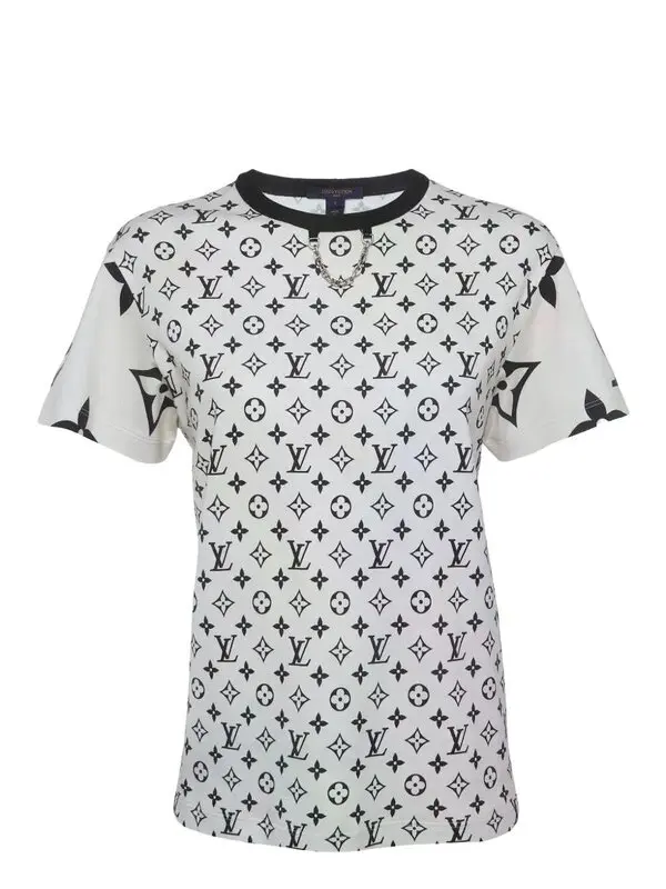LOUIS VUITTON Monogram Chain T-shirt - Neutrals