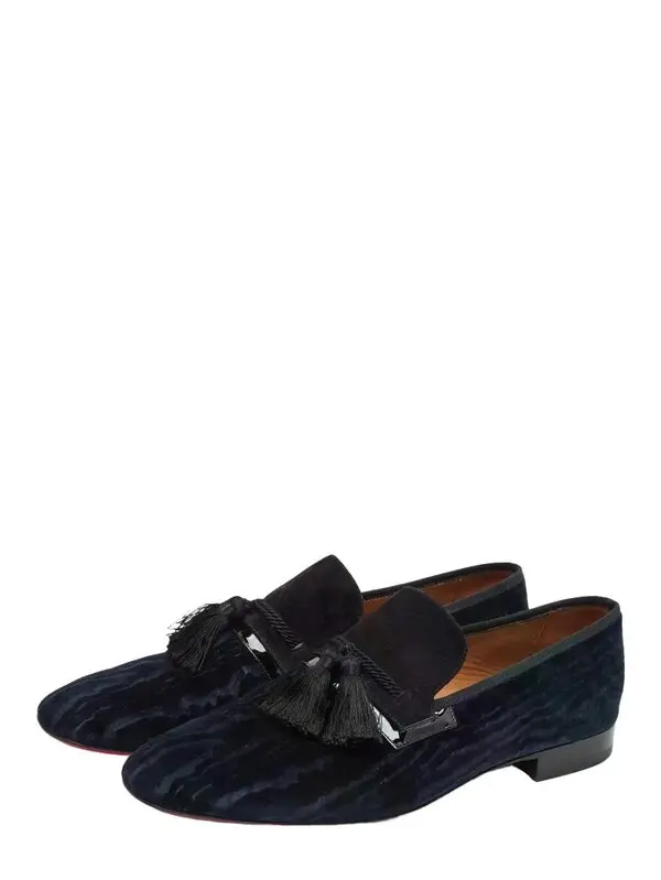 CHRISTIAN LOUBOUTIN Dandelion Tassel Loafers - Blue