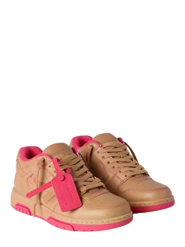 Off-White Out Of Office Panelled Sneakers - Brown