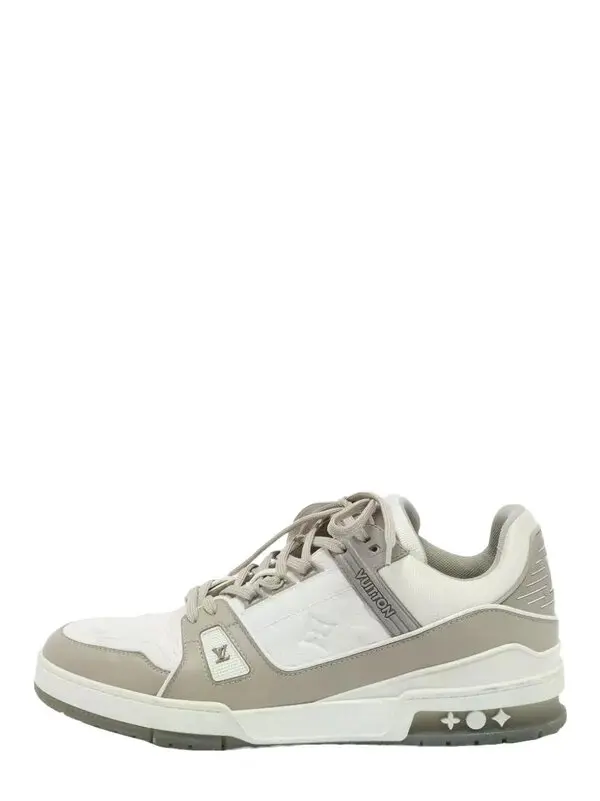 LOUIS VUITTON Leather Low-top Sneakers - White