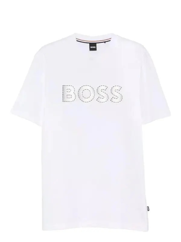 BOSS C-thompson Logo-patch T-shirt - White