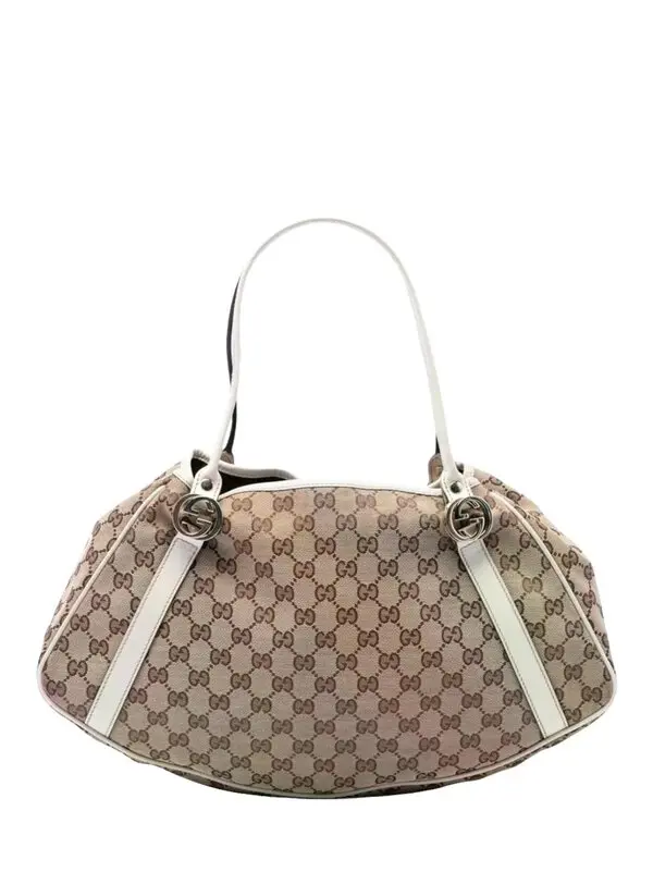 Gucci 2016-2026 Gg Canvas Twins Shoulder Bag - Brown
