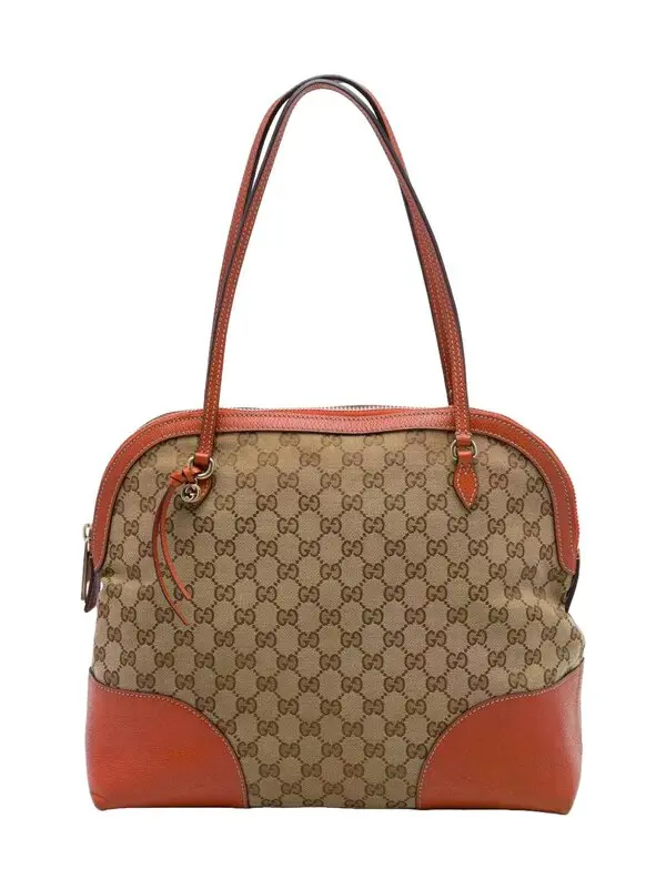 Gucci Gg Canvas Bree Dome Tote Bag - Neutrals