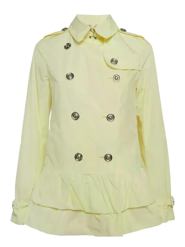 Burberry Double-breasted Trench Coat - Yellow