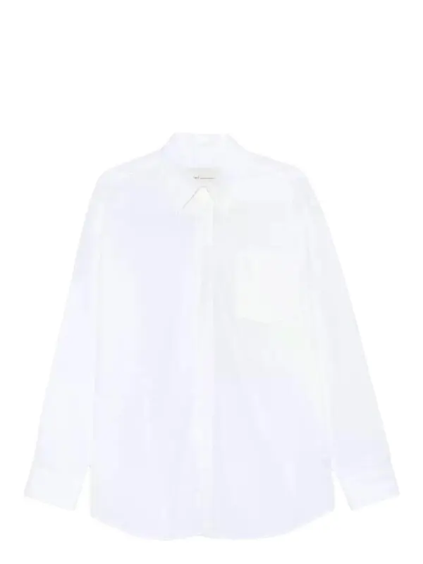 AMI Paris Cotton Classic Collar Shirt - White
