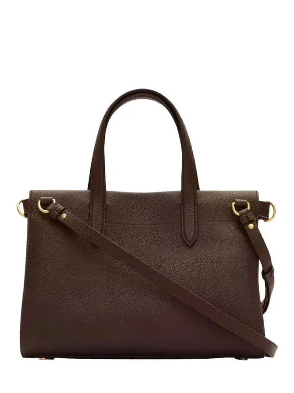 Burberry Small Check Cotswolds Tote Bag - Brown