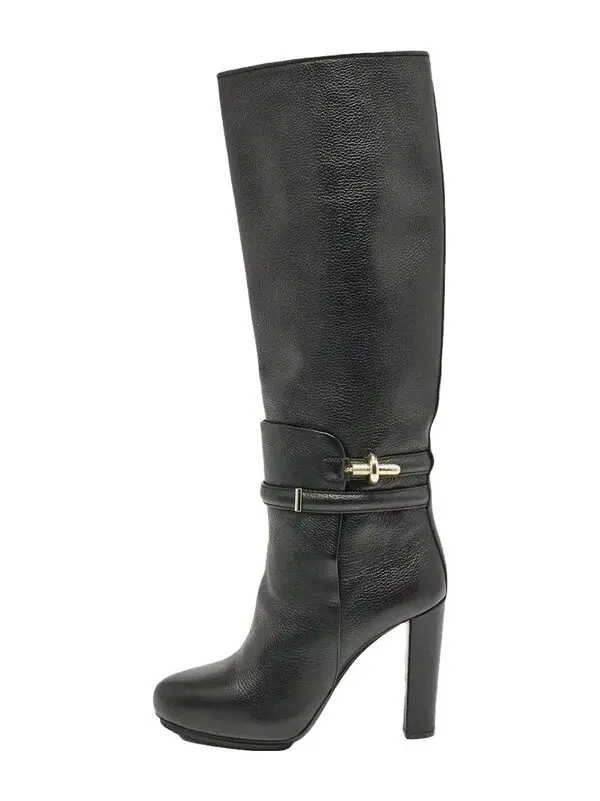 Balenciaga Turn-lock Knee-high Boots - Black