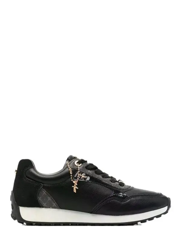 MEXX Logo Charm Panelled Sneakers - Black