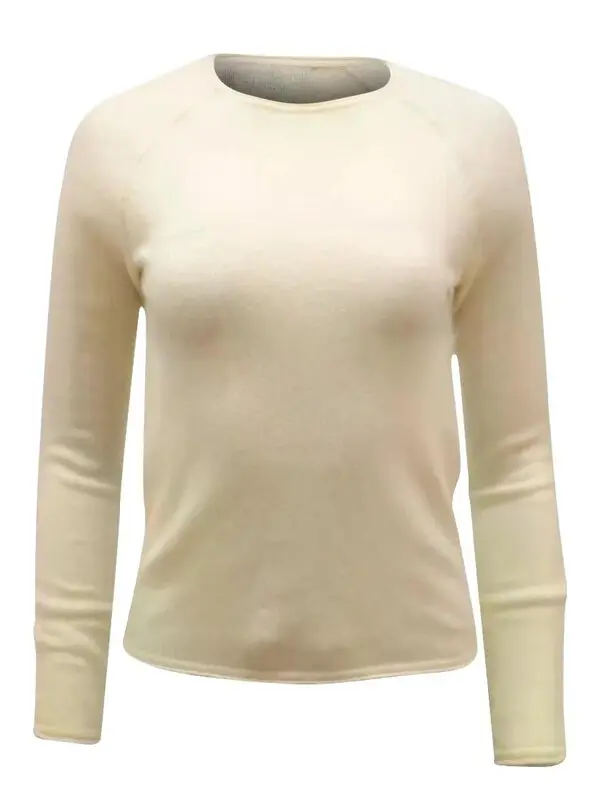 Theory Rolled-trim Cashmere Sweater - Neutrals