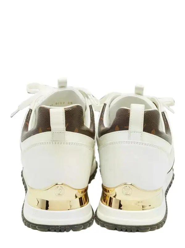LOUIS VUITTON Run Away Monogram Sneakers - White