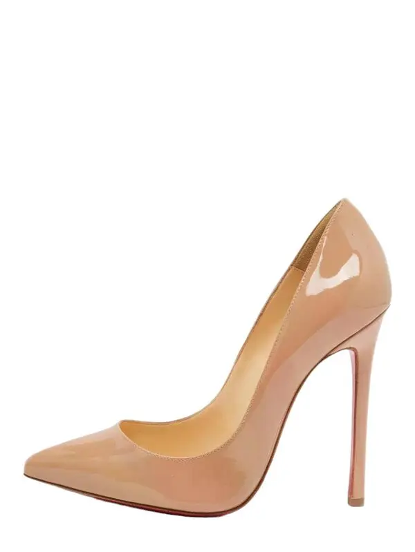 CHRISTIAN LOUBOUTIN Pigalle Leather Pumps - Neutrals