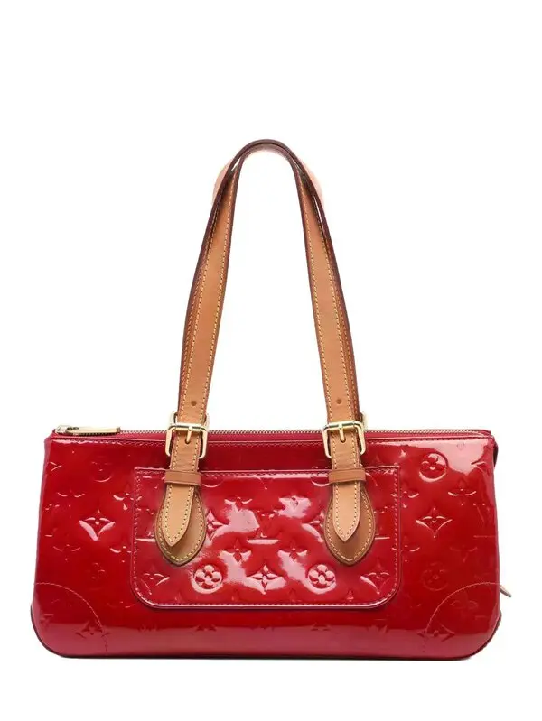 LOUIS VUITTON Monogram Vernis Rosewood Avenue Shoulder Bag - Red