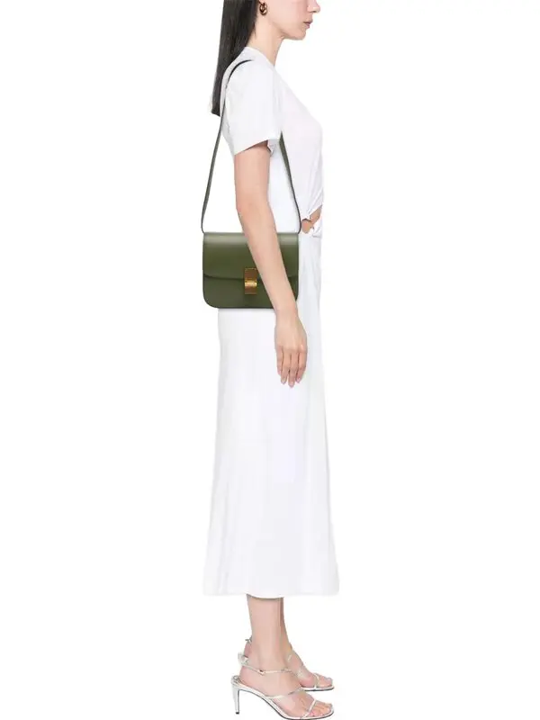 Celine Medium Calfskin Classic Box Crossbody Bag - Green