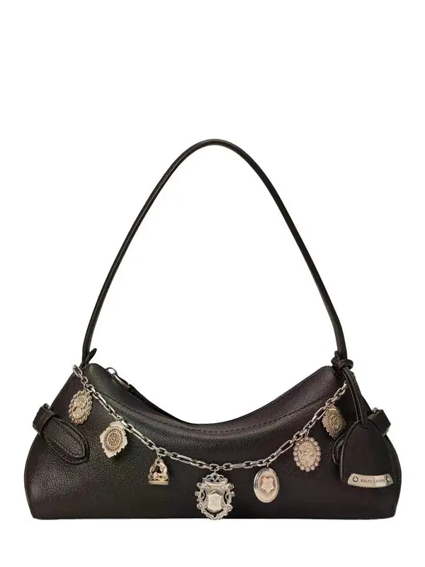 Ralph Lauren Small Shoulder Bag With Charms - Brown
