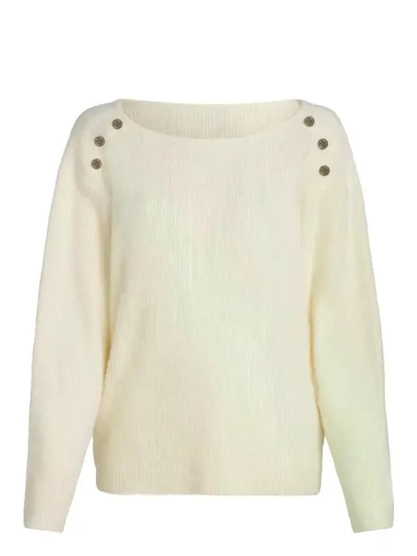 Karl Lagerfeld Fluffy Loungewear Jumper - Neutrals