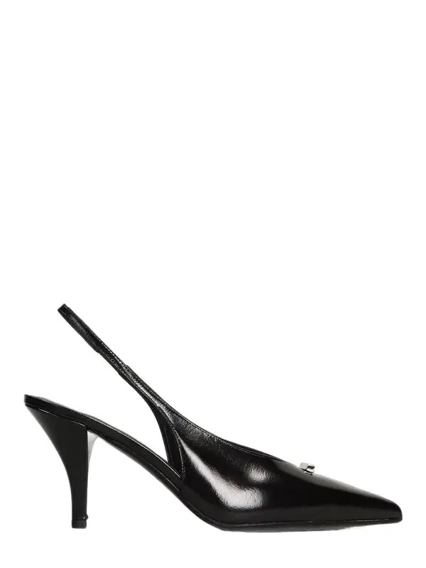 CHANTAL Pointed-toe Slingback Pumps - Black
