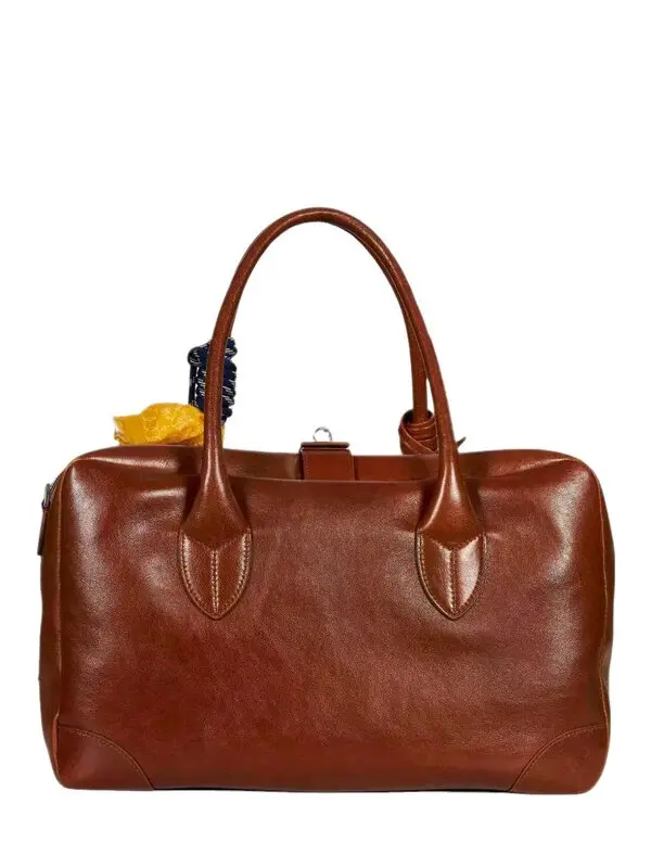 GOLDEN GOOSE Medium Vita Bag With Charms And Silver Details - Brown