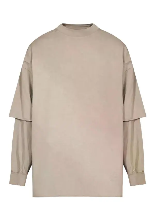 Rick Owens Layered-sleeve Crew-neck T-shirt - Neutrals