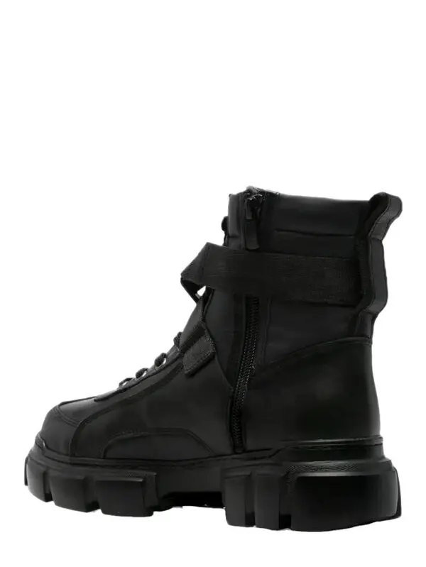 SERGIO MORETTI FIRENZE Panelled Ankle Boots - Black