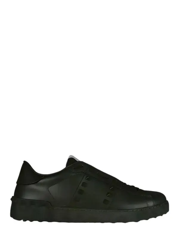 Valentino Garavani Calfskin Rockstud Untitled Sneakers - Green